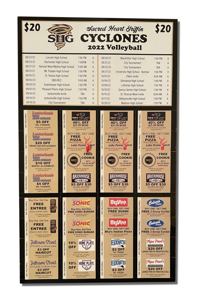 Tear off Sheets – CVR Fundraising